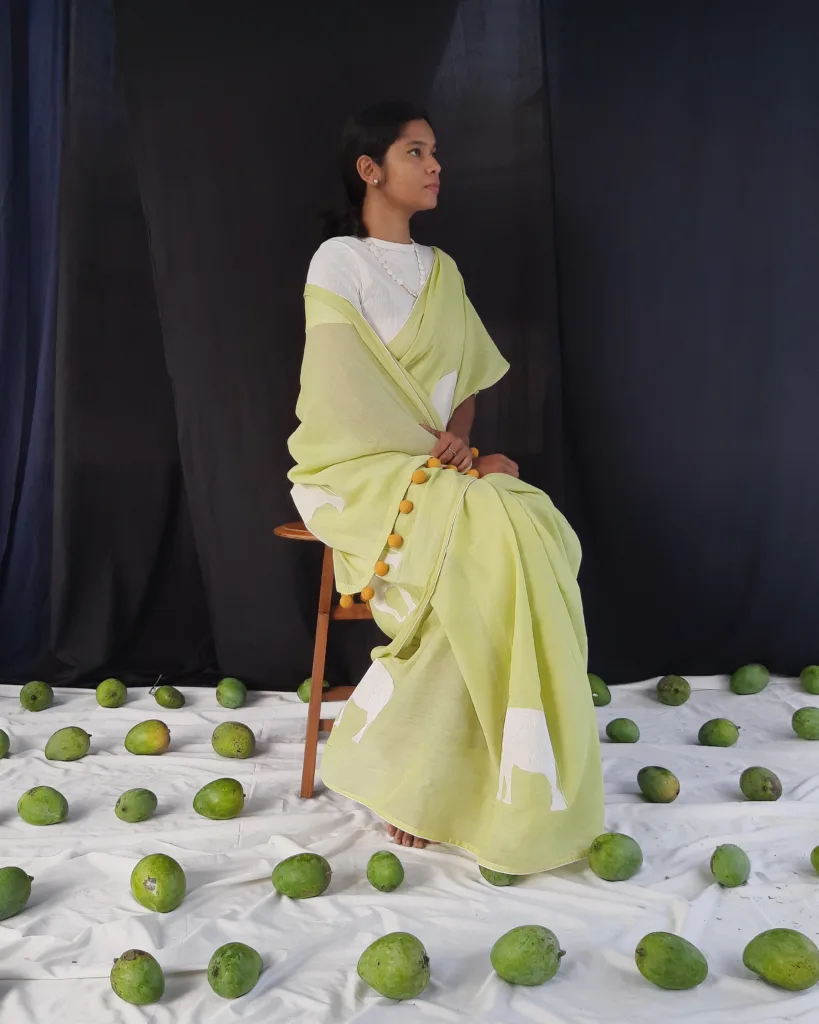 WALK IN THE MEADOW | best cotton saree | Designer Saree